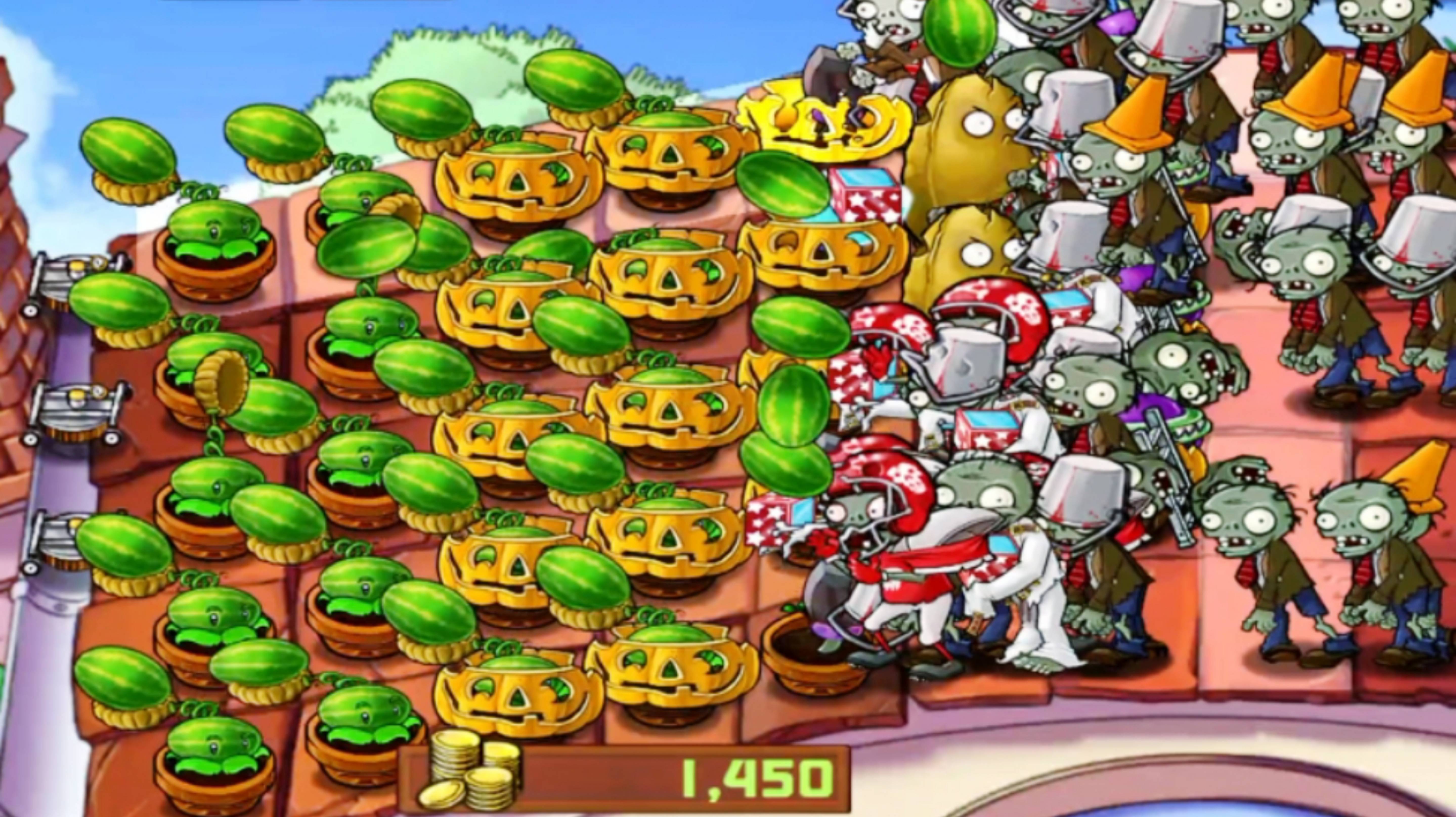 РАСТЕНИЯ ПРОТИВ ЗОМБИ / PLANTS VS ZOMBIES мини-игра КОЛОННА, КАК ТЫ ЕЁ  ВИДИШЬ Прохождение