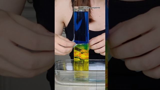 Физические опыты с водой Смешивание цветов Физика для детей