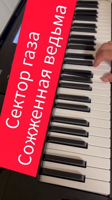 Сектор Газа - Сожженная ведьма (PIANO Cover)