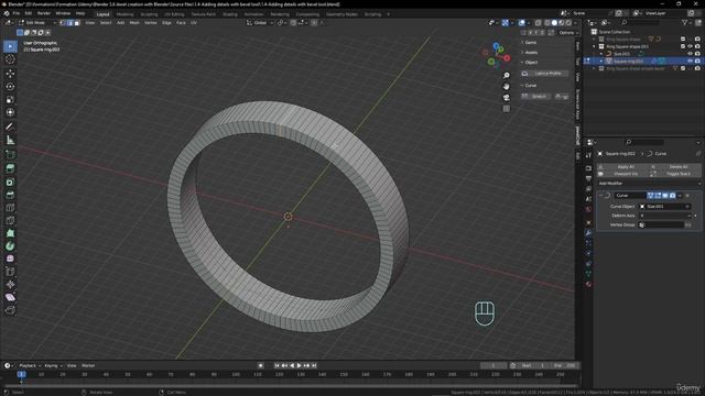 20. 2.4-Mesh Modelling – proportional editing