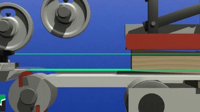 Устройство подачи искривленных досок для четырехсторонних станков