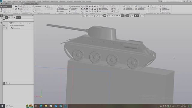 Модель Т-34. Автор - Стрижнев_А