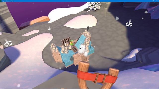 VR Angry birds - боссы 1 локации OLDBEAT