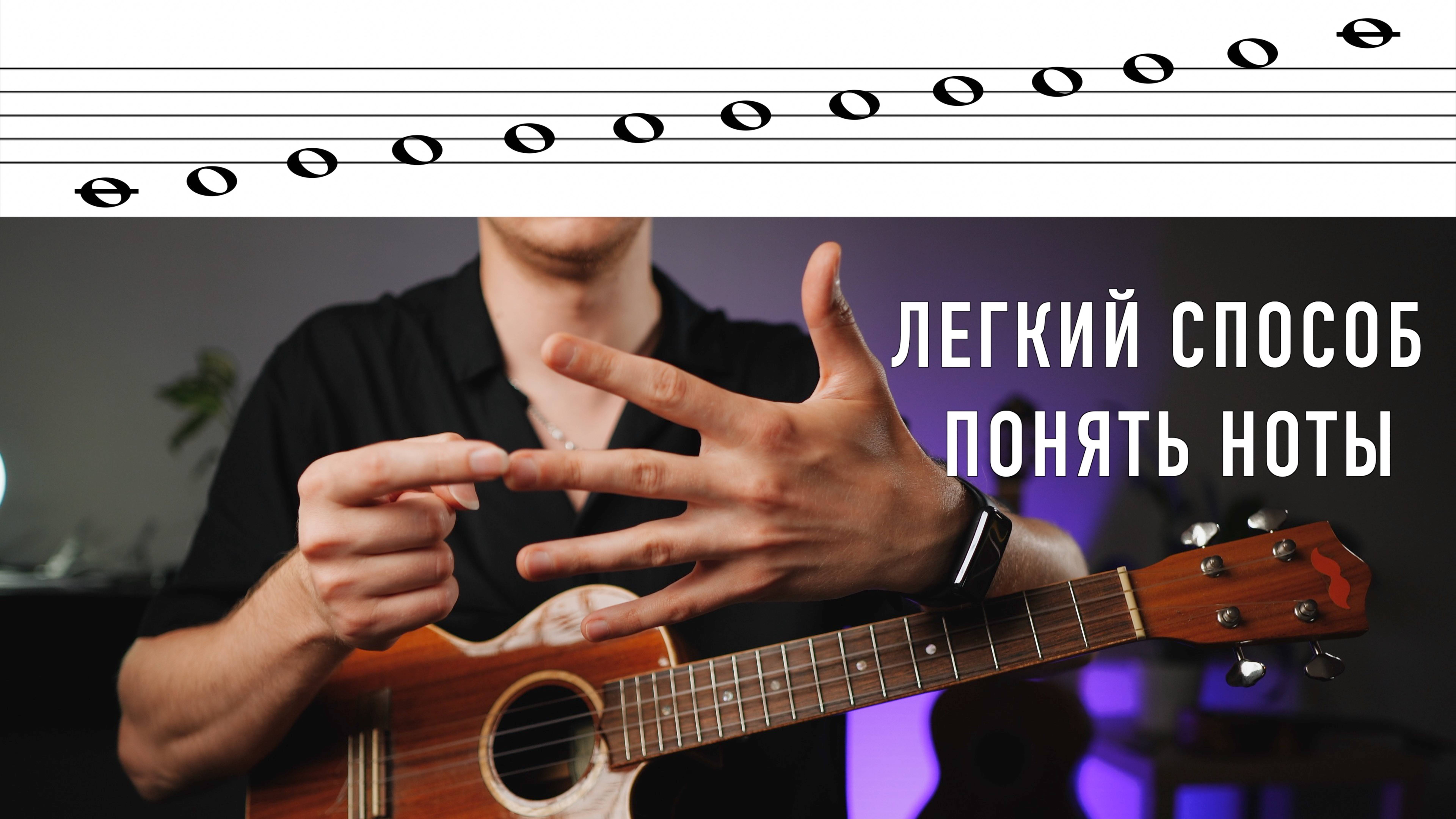 2 урок. Объясняю ноты на пальцах. Теория музыки на укулеле