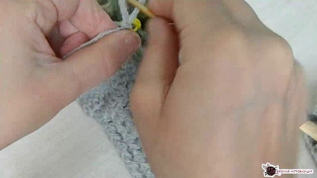 Вяжем большой палец крючком