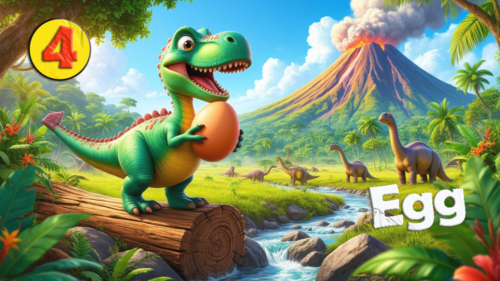 Динозаврики мезозоя: "Из яйца"