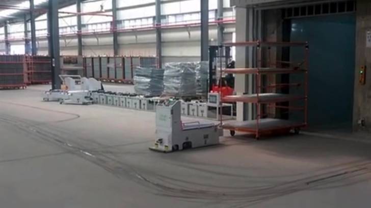 Casun AGV тягач для тележек (L-тип) QY1250V1