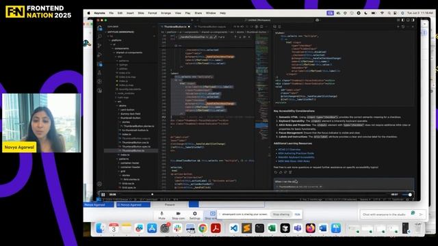 Frontend Nation 2025: Кейс: Создание доступного интерфейса с помощью GitHub Copilot — Навья Агарвал