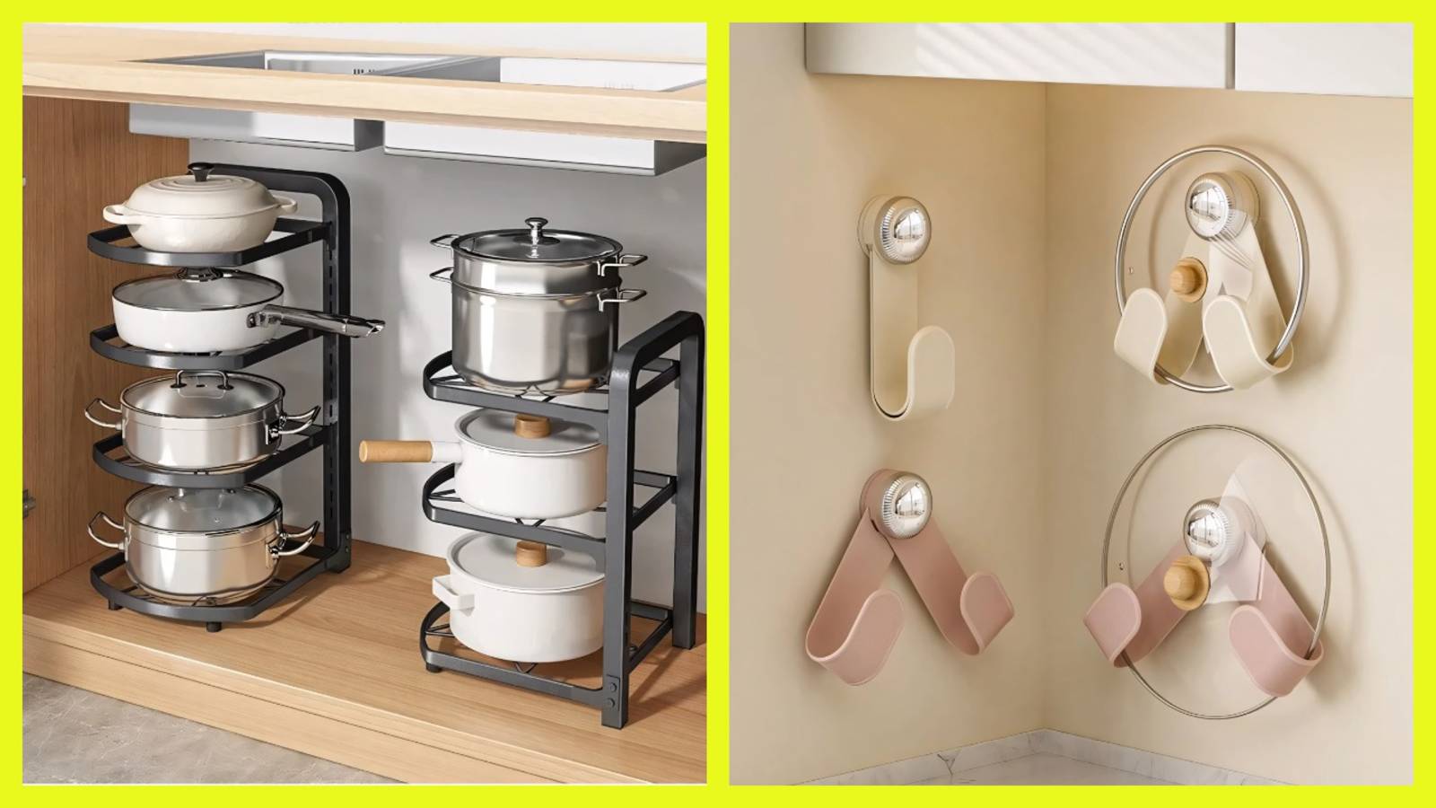 Организация хранения кастрюль и сковородок 🍳🍲