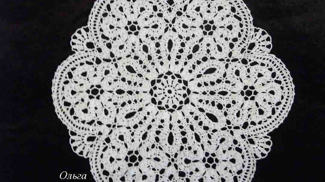 БРЮГГСКОЕ КРУЖЕВО:  КРАСИВАЯ САЛФЕТКА КРЮЧКОМ. ЧАСТЬ 1