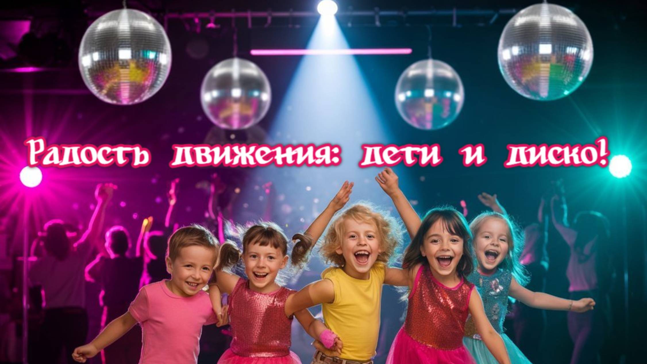 Радость движения: дети и диско!
Премьера трека!