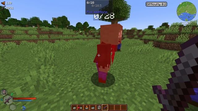 Маинкрафт мод зомби против растений обзор зомби