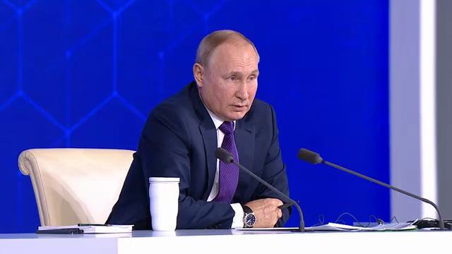 23 декабря 2021 года. Большая пресс-конференция Владимира Путина.