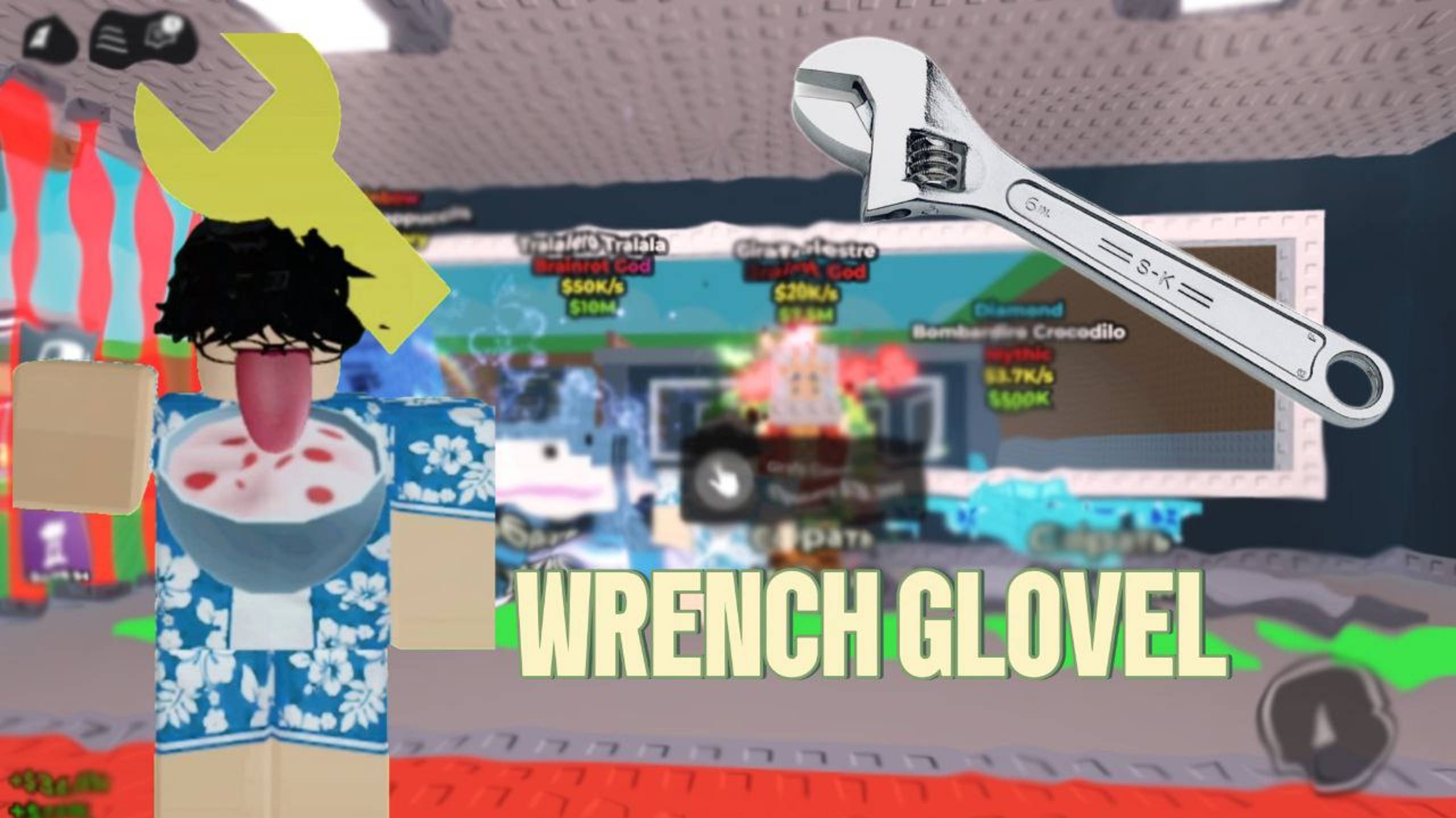 Как получить перчатку wrench в slap battles