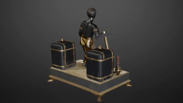 Чернильница с арапчонком, подаренная Пушкину П. В. Нащокиным на Новый 1832 год