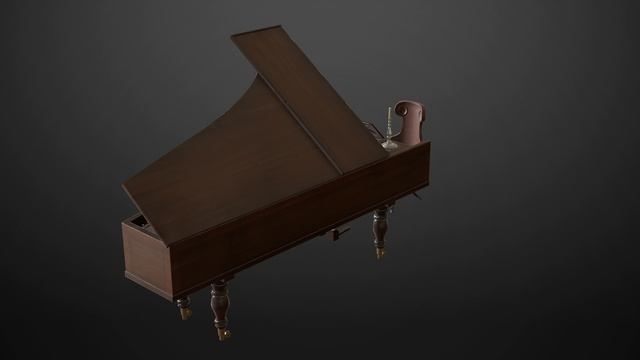 Рояль из Домика Нащокина, изготовления Fr. Ficher