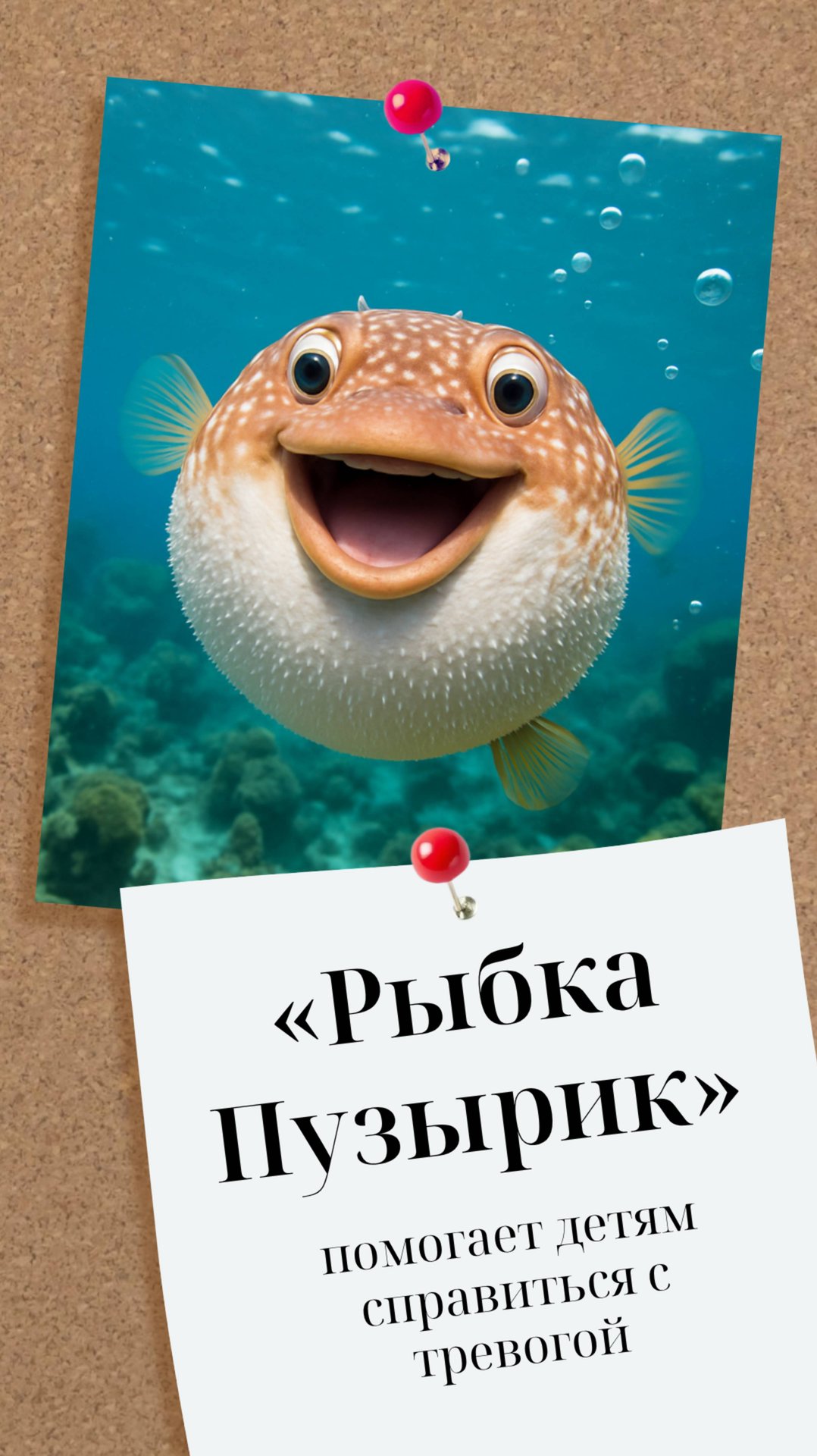 Успокаивающее дыхание для детей «Рыбка Пузырик»: помогает справиться с тревогой и страхом #психолог