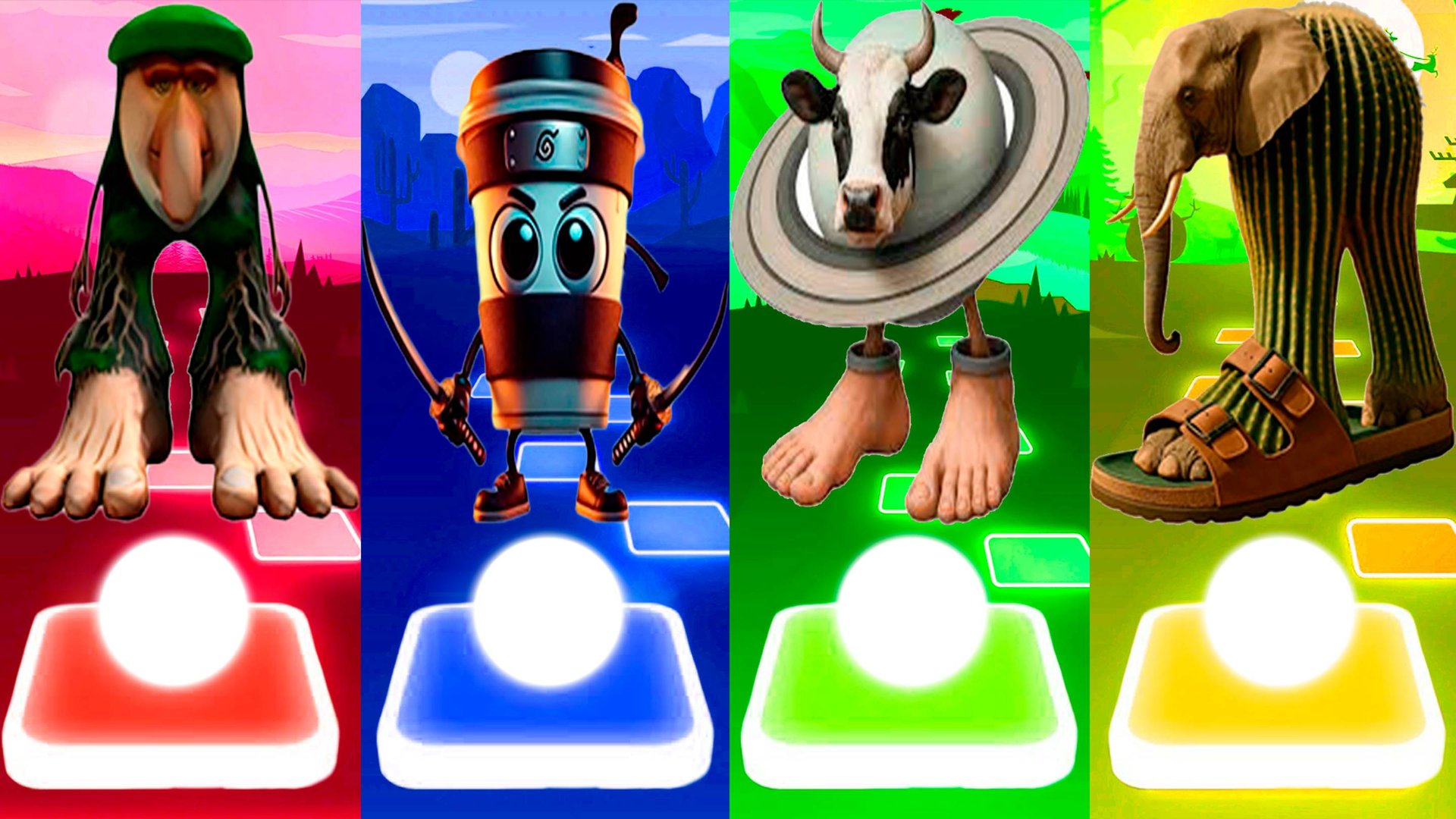 БРР БРР ПАТАПИМ 🆚 КАПУЧИНО АССАСИНО 🆚 ЛАВАКА САТУРНА САТУРНИТА 🆚 ЛИРИЛИ ЛАРИЛА | Tiles Hop №21