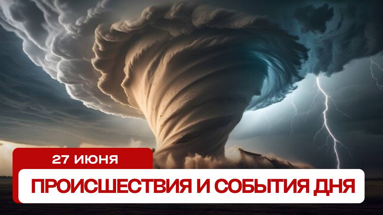 Катаклизмы сегодня 27.06.2025: новости сегодня, ЧП, события дня!