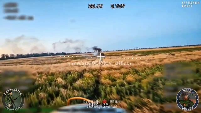 Красивый забой шведского БТР Pbv.302 сразу 6-ю дронами РФ