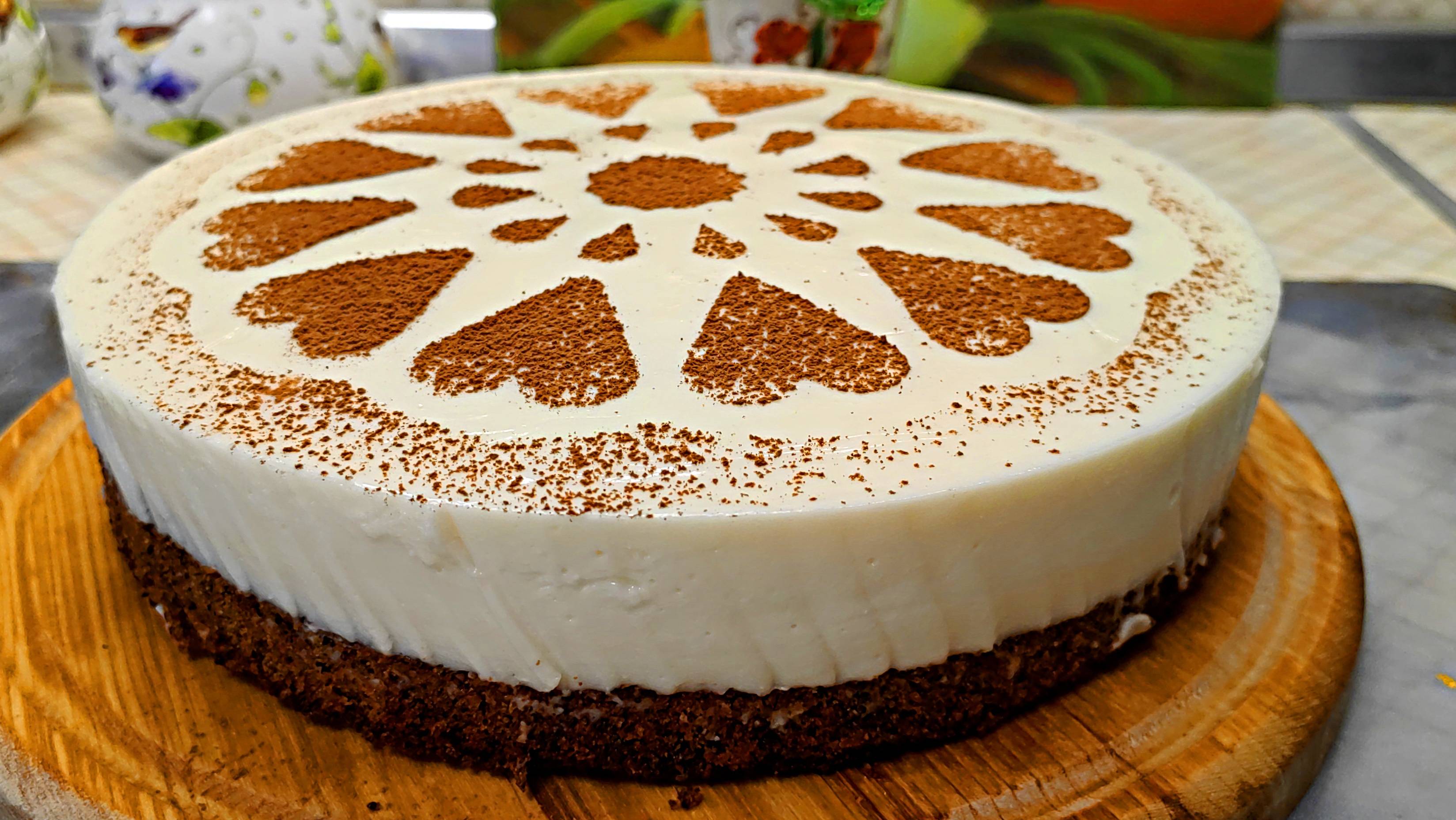 Маковый торт со сметанным суфле // Подходит для домашнего чаепитие или на праздничный стол