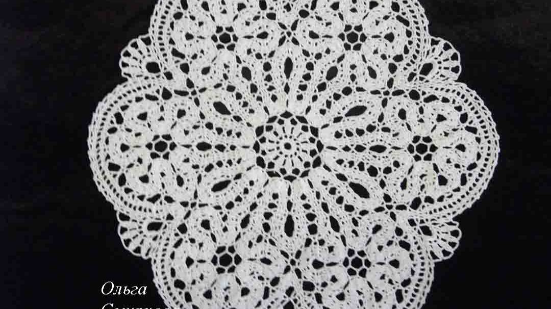 БРЮГГСКОЕ КРУЖЕВО:  КРАСИВАЯ САЛФЕТКА. ЧАСТЬ 2