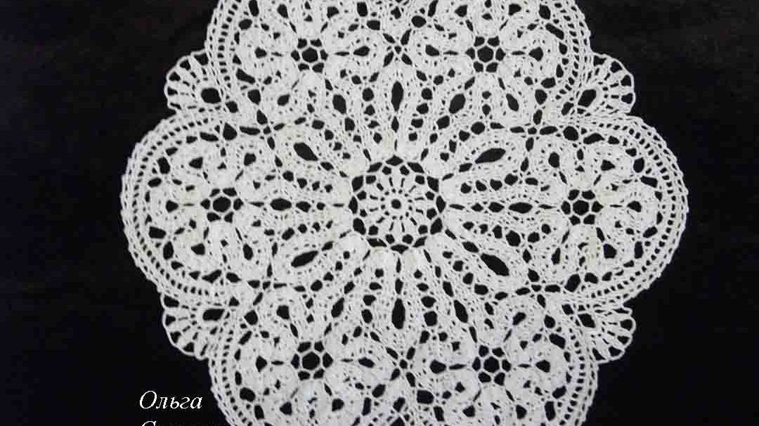 БРЮГГСКОЕ КРУЖЕВО:  КРАСИВАЯ САЛФЕТКА. ЧАСТЬ 6