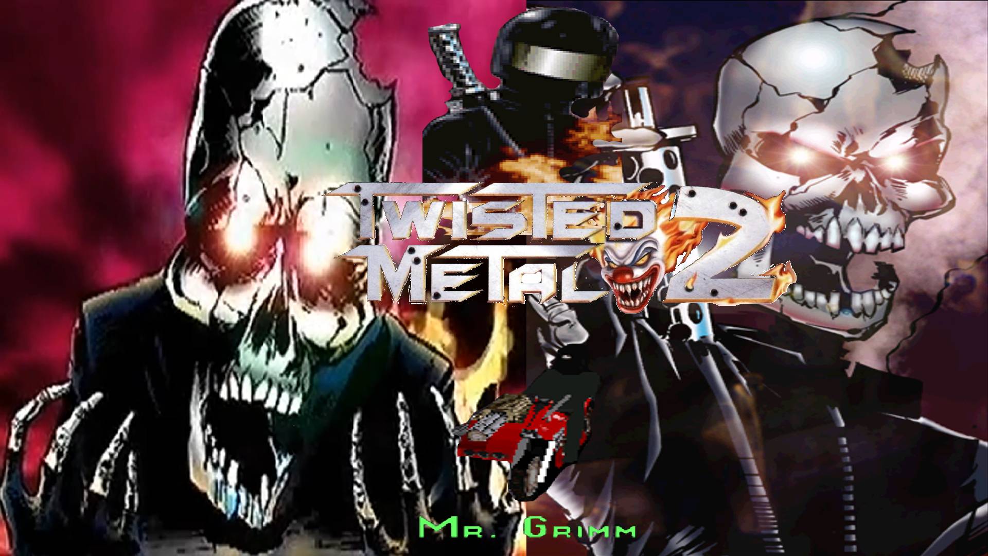 Twisted Metal 2 (PC) Mr. Grimm Tournament