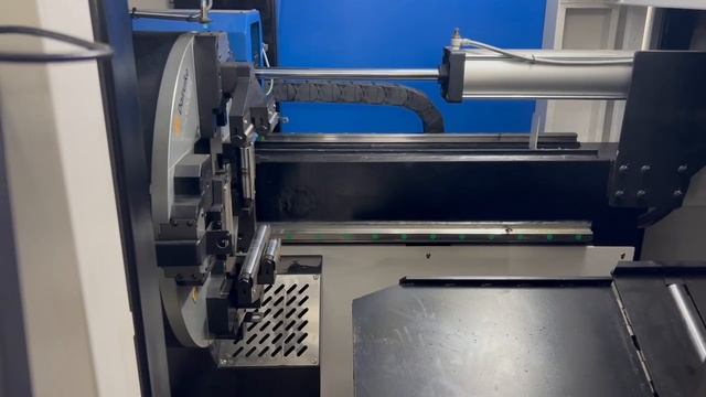 работа установки лазерной резки труб FHBS G240C у клиента Стальгазстрой в г. Ижевске