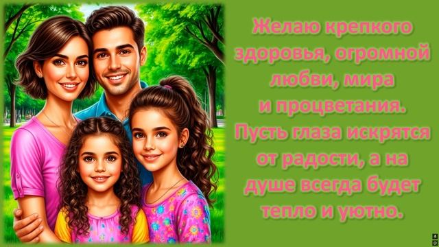 С ДНЁМ СЕМЬИ ЛЮБВИ И ВЕРНОСТИ