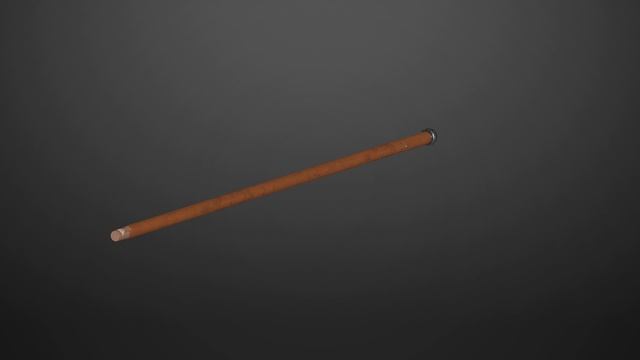 Трость А.С. Пушкина с пуговицей в набалдашнике