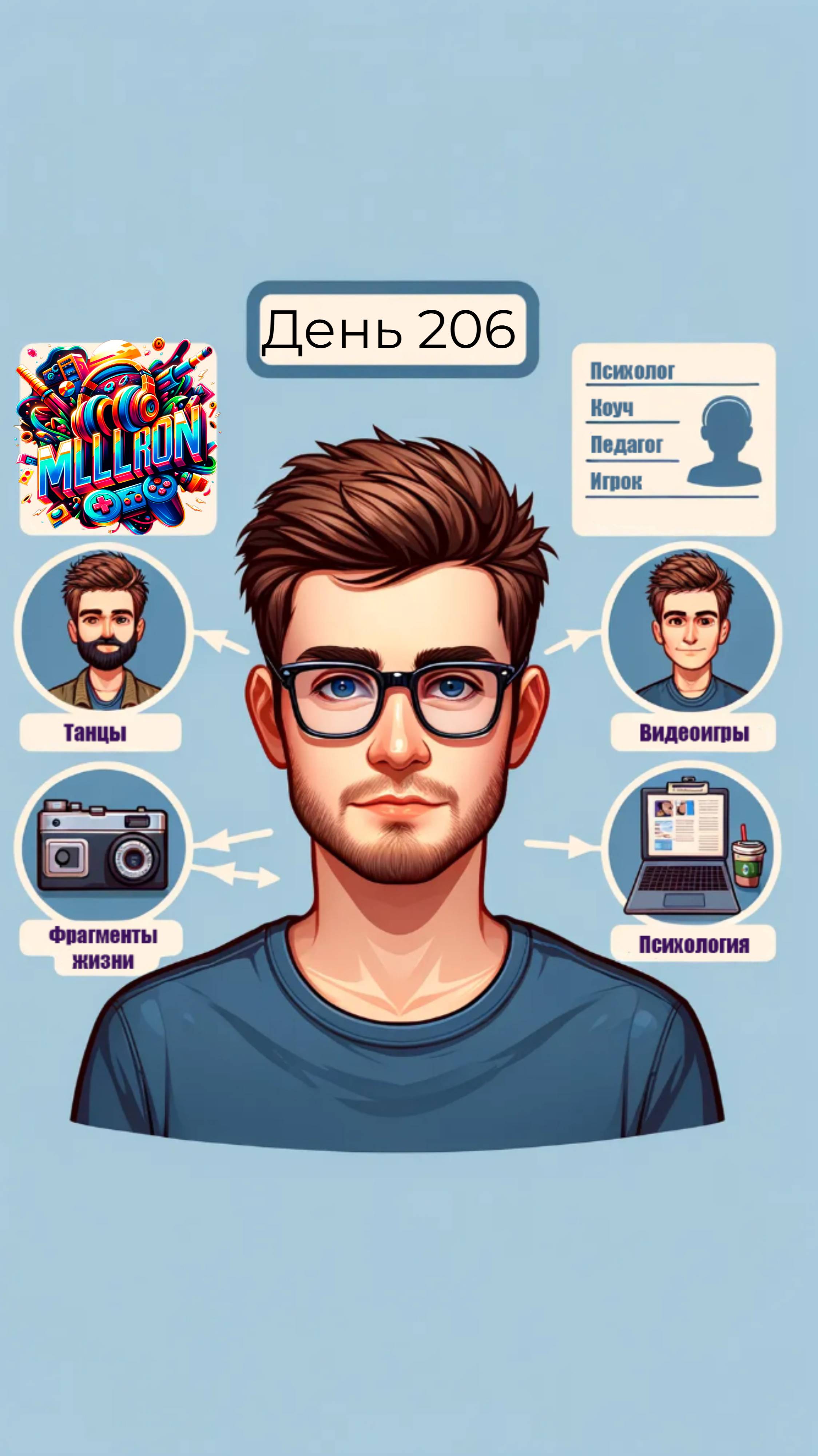 День 206 артбук в моей голове #mullron #день206