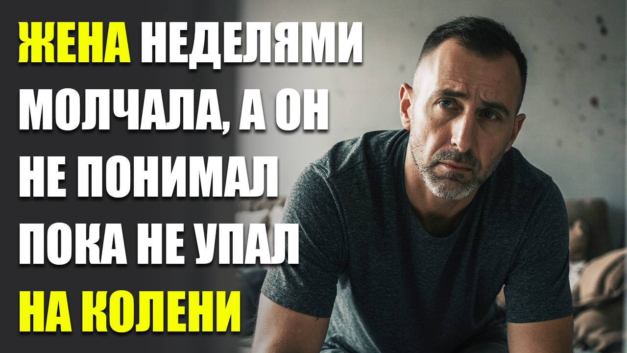 Жена неделями молчала, а он не понимал — но когда дошло  | Жизненные истории | Истории из жизни