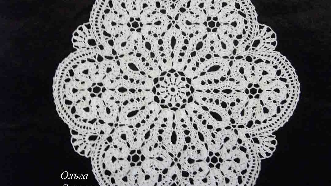 БРЮГГСКОЕ КРУЖЕВО: КРАСИВАЯ САЛФЕТКА. ЧАСТЬ 3