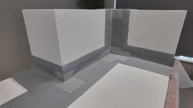 5.3. Герметизация деформационных швов сложной геометрической формы с применением ленты Манодил Про