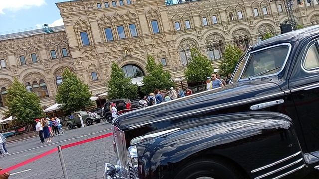 Военная и гражданская техника из музея Вадима Задорожного 24 июня 2025 года Красная площадь Москва