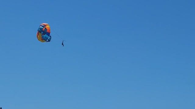 Полёт на парашюте,красиво летит 🪂Чёрное море.