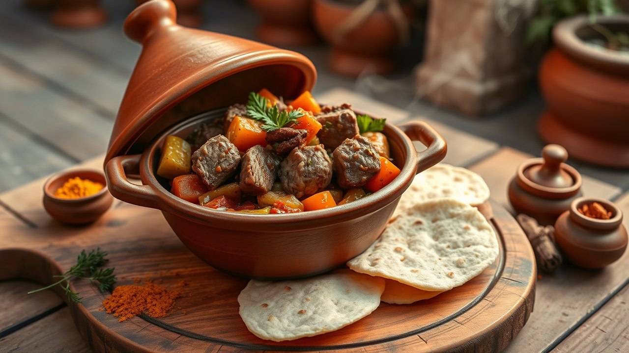 Ароматный Таджин с нежнейшим мясом и пряностями — рецепт, от которого невозможно оторваться!