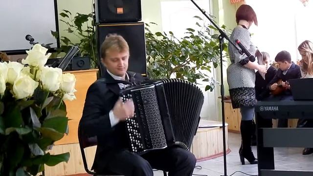 "БЕЛЫЙ ЦВЕТОК 2016" Лауреат международных конкурсов Андрей Филимонов, баян.