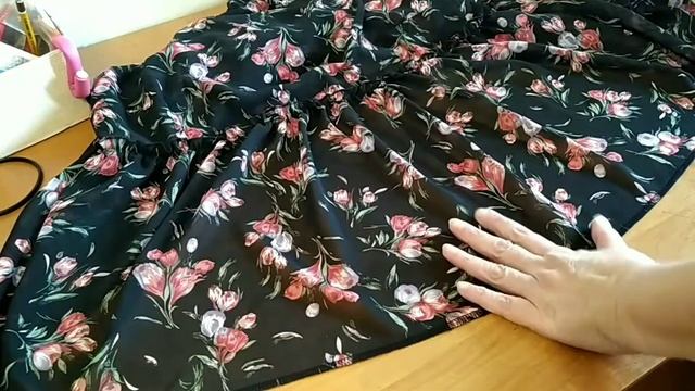 Как обработать оборку и низ изделия