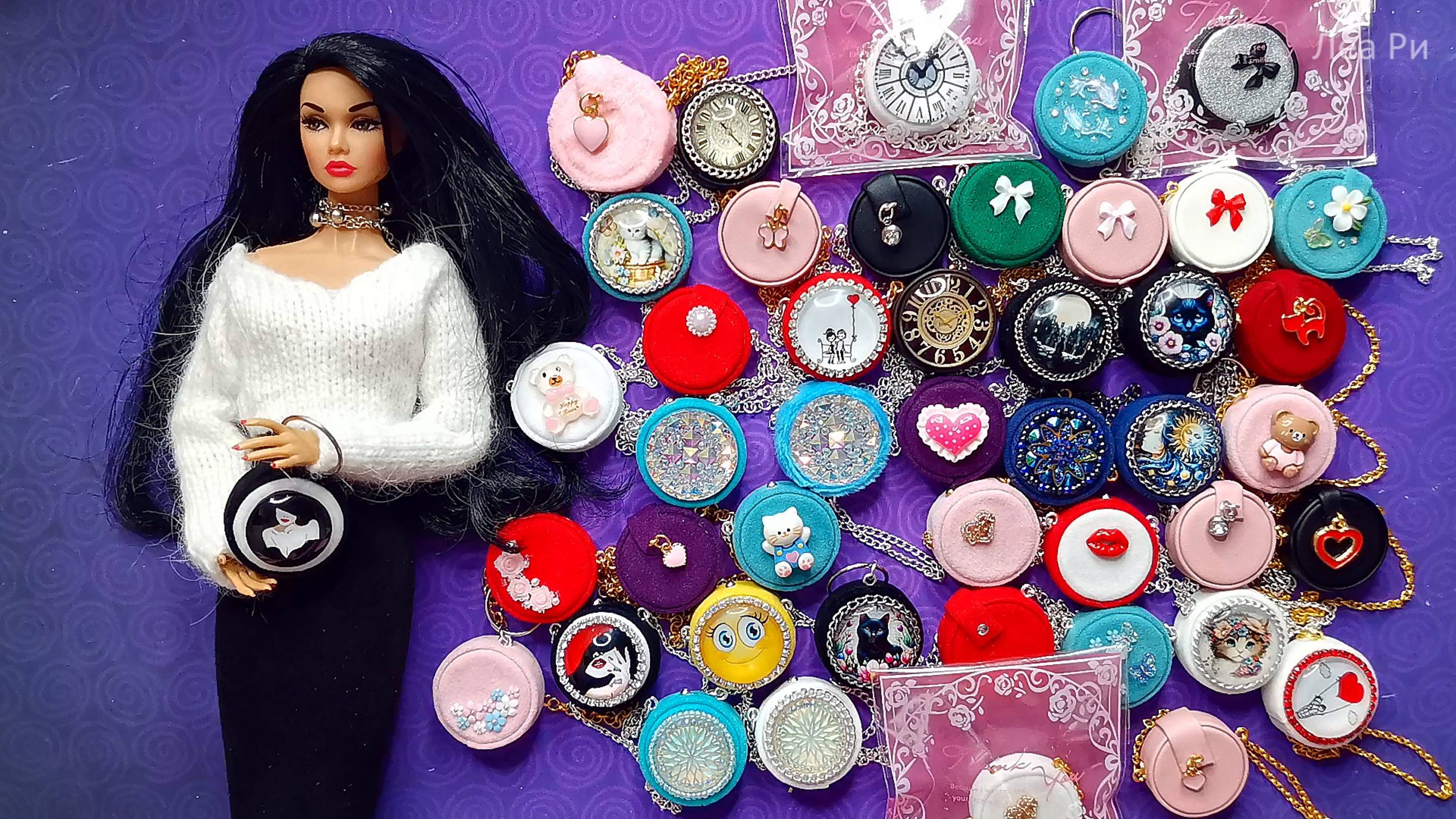 АСМР Мои сумочки Ernestine Покажу сумочки ручной работы для кукол Новое хобби! ASMR шепот