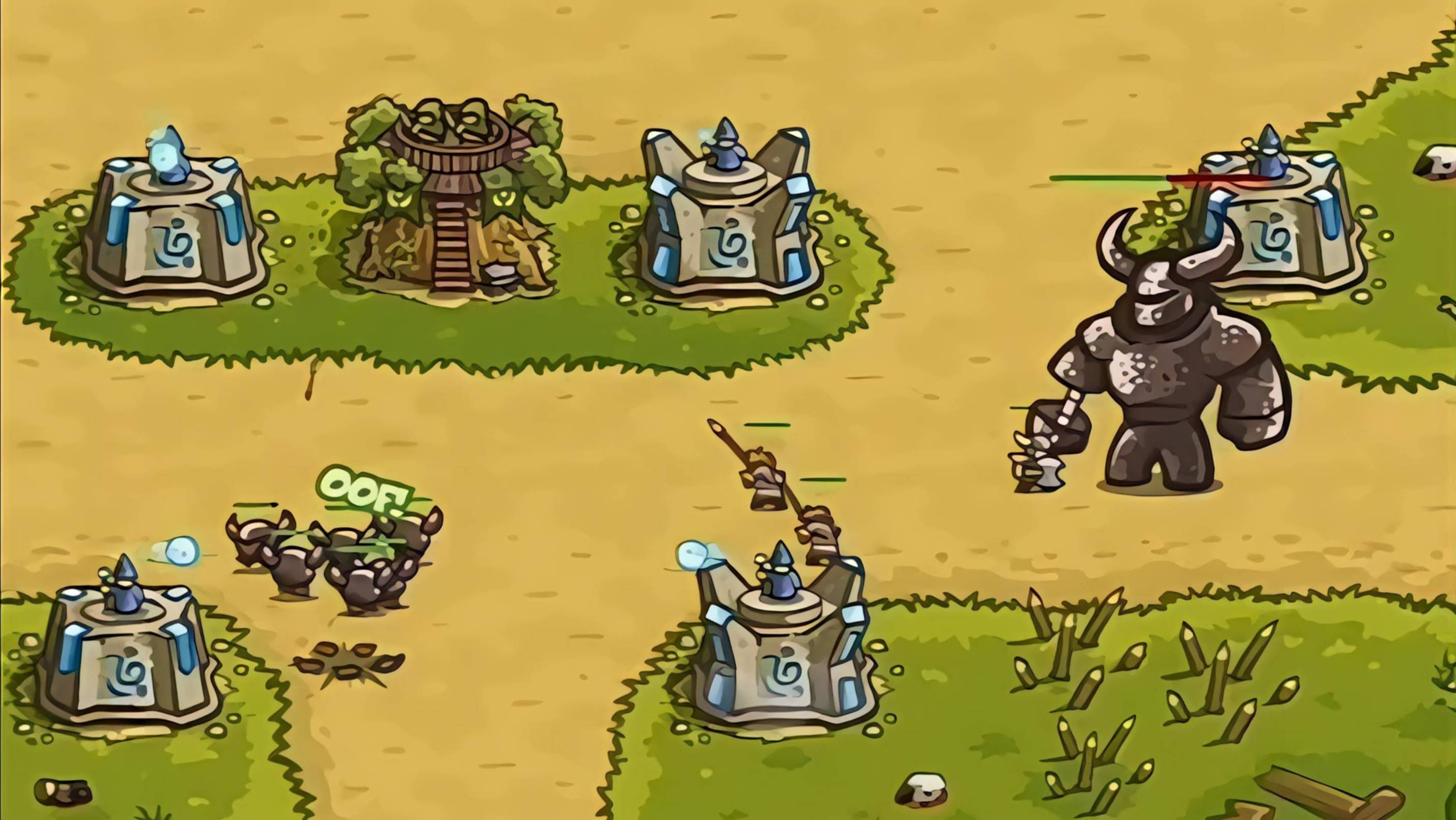 ГИГАНТСКИЙ РЫЦАРЬ ВТОРГАЕТСЯ В КОРОЛЕВСТВО. Kingdom Rush: Цитадель