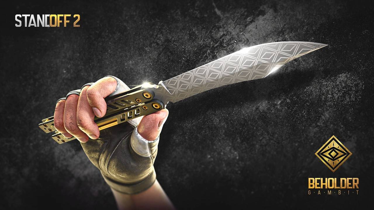 Новый нож-бабочка в коллекции Gambit | Спин 0.34.1