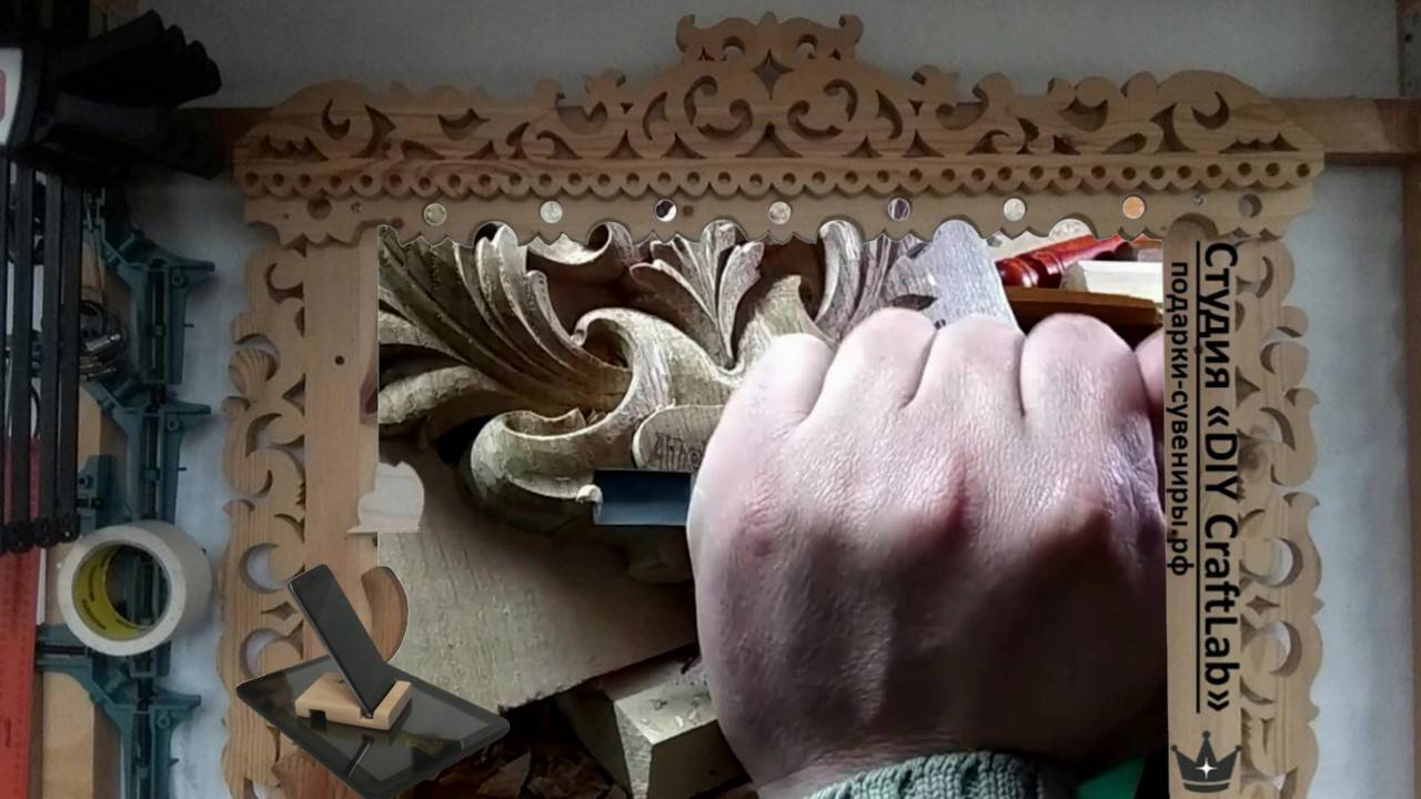 Вырезаем объемный герб в столярной мастерской / Сувенир-подарок из дерева в Хабаровске