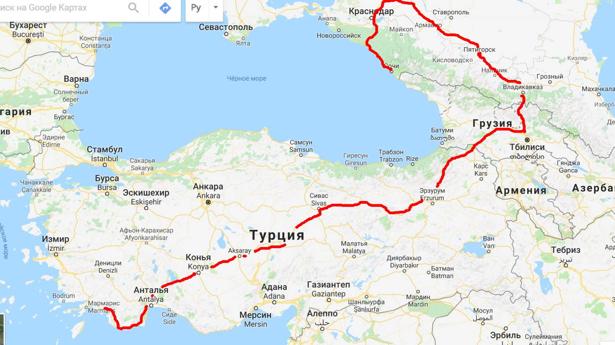 В Турцию на машине ч 4. Город Олимпус бухта Чиралы