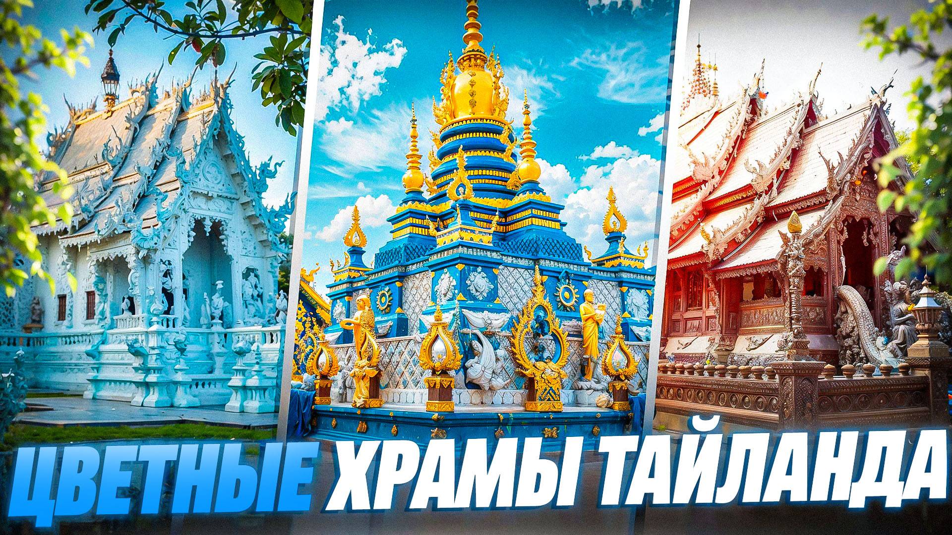 ЦВЕТНЫЕ ХРАМЫ СЕВЕРА ТАЙЛАНДА
