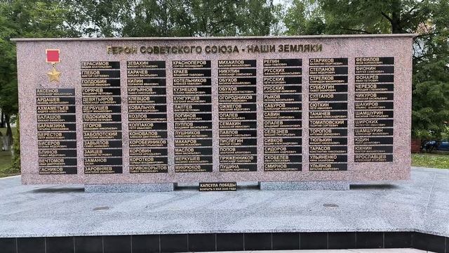 Мемориал боевой доблести в городе Ижевске после реконструкции 2025 года