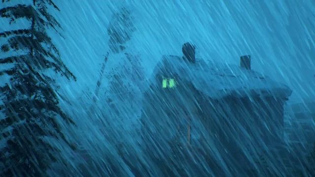 ПРОЛИВНОЙ ДОЖДЬ в КРЫМУ и завывающий ветер убаюкивают. Атмосфера грома. Завывающий ветер и ДОЖДЬ