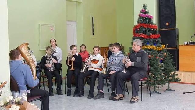 Духовой оркестр Суворовской специальной (коррекционной) школы-интерната.