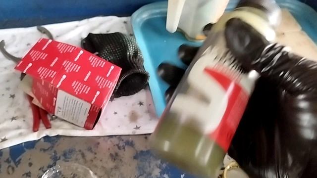 Suprotec Актив Регуляр Премиум залил при смене масла Мицубиси Каризма